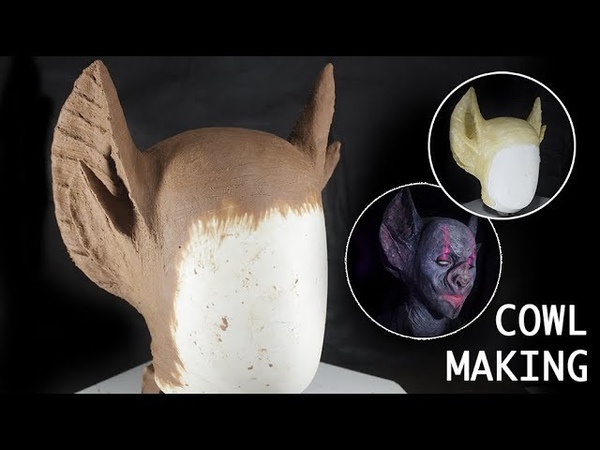 Making a Bat Cowl | Prosthetic Makeup Tutorial | Creature Lab — Видео ...